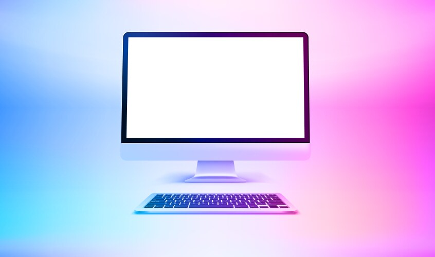 Keyboard Mockup Vector Images (over 2,100)