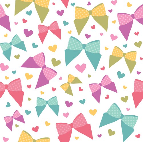 Background with bow Royalty Free Vector Image - VectorStock