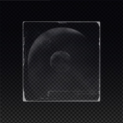 Realistic set of vinyl covers with paper Vector Image