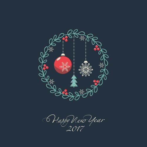 Happy 2024 new year linear vertical holidays Vector Image