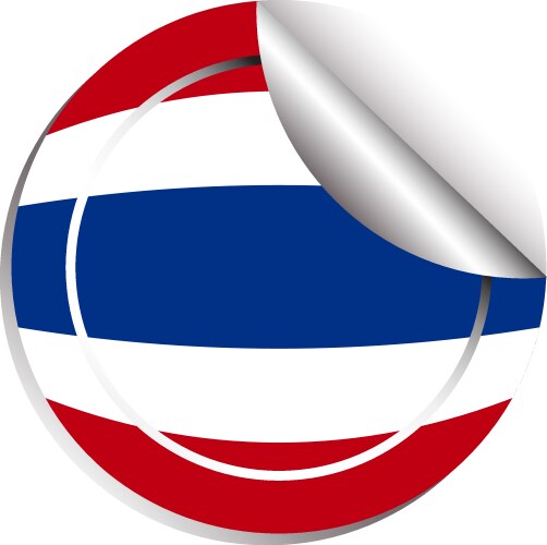 Thailand Flag Sticker Vector Images (over 570)