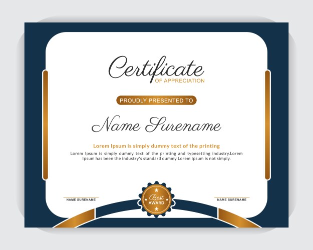 Certificate Appreciation Border Vector Images (over 10,000)