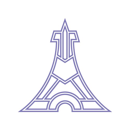 Eiffel tower logo Royalty Free Vector Image - VectorStock