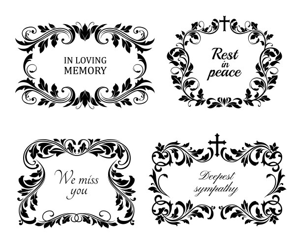 Funeral Border Vector Images (over 680)