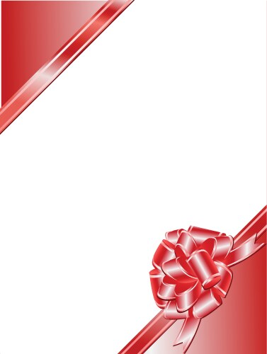 Bow ribbon Royalty Free Vector Image - VectorStock