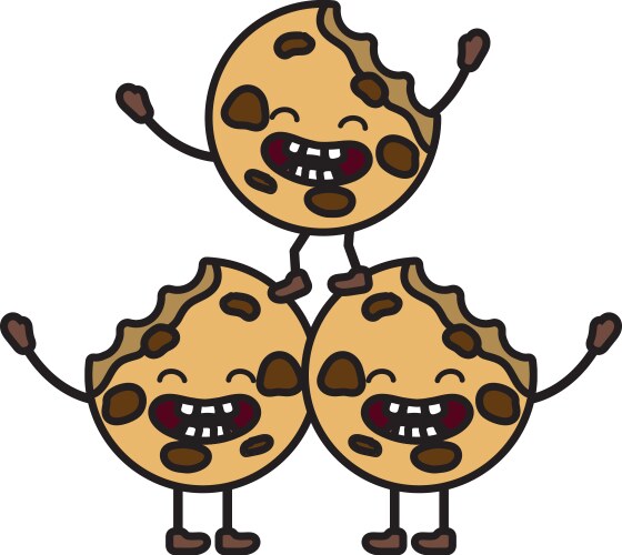 Cartoon Cookies Vector Images (over 45,000)