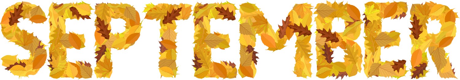 September Word Vector Images (over 2,400)