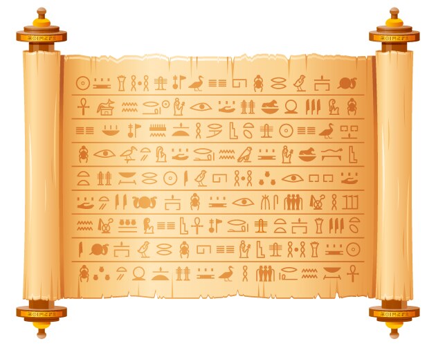 Ancient scroll Royalty Free Vector Image - VectorStock