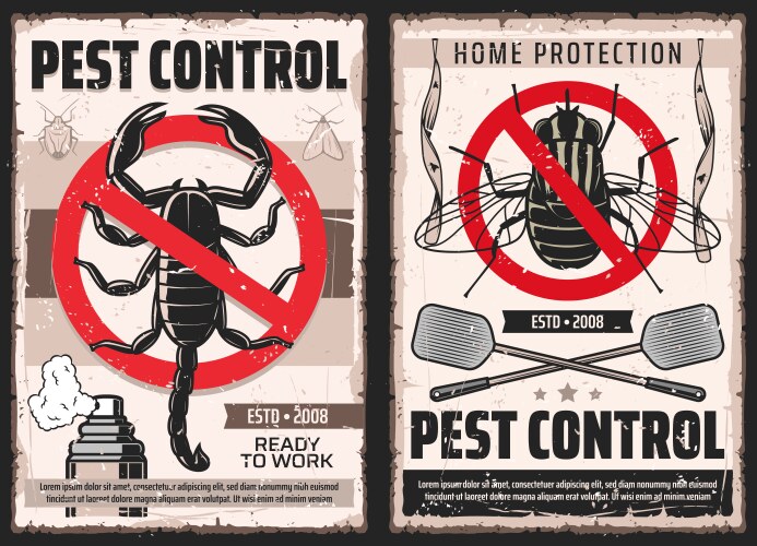 Exterminator Pest Poster Vector Images (over 180)