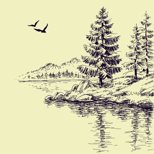 River Sketch Water Vector Images (over 6,400)