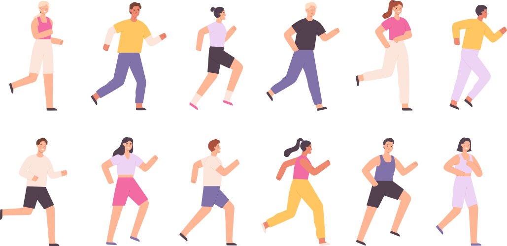 Man Running Cartoon Vector Images (over 26,000)