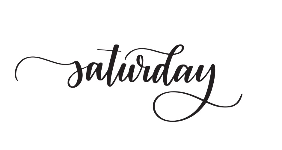 Saturday Vector Images (over 6,100)