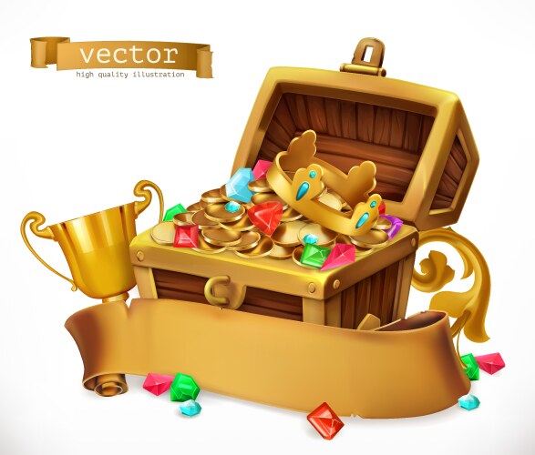 Treasure Chest Cartoon Vector Images (over 6,600)