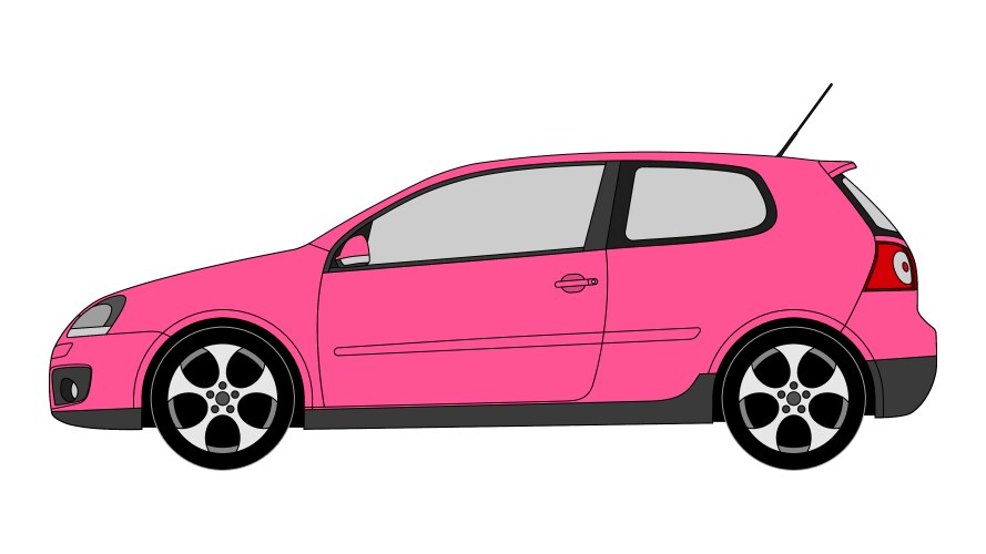 Volkswagen golf Vector Images & Graphics for Commercial Use | VectorStock