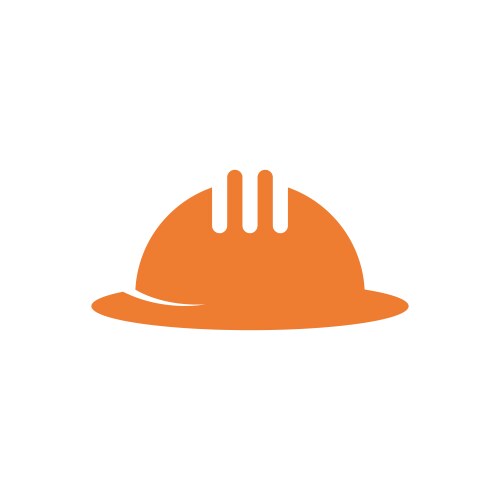 Construction worker hat Royalty Free Vector Image