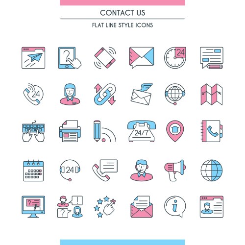 Contact Us Vector Images (over 19,000)