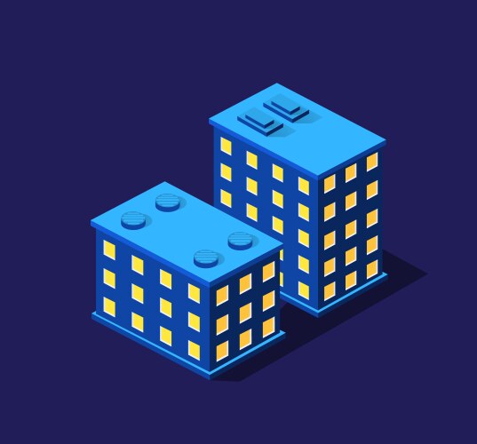 Smart city card Royalty Free Vector Image - VectorStock