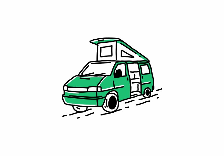 Motorhome Line Drawing Vector Images (over 240)