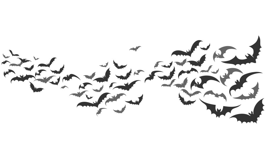 Bats flying around Royalty Free Vector Image - VectorStock