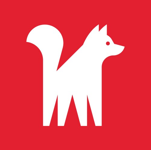 Dog logo Royalty Free Vector Image - VectorStock