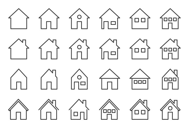 House Outline Vector Images (over 300,000)