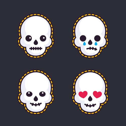 Emoji Skull Vector Images (over 1,400)
