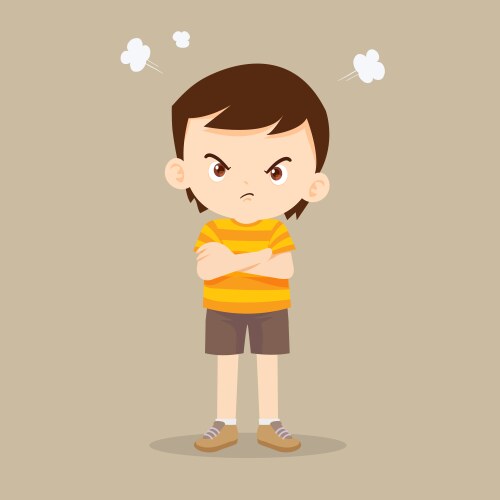 Angry Child Cartoon Vector Images (over 8,500)
