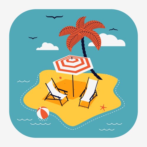 Beach party poster Royalty Free Vector Image - VectorStock