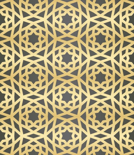Islamic background with traditional style arabic Vector Image