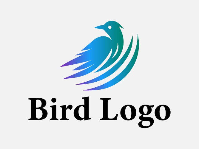 Bird logo Royalty Free Vector Image - VectorStock