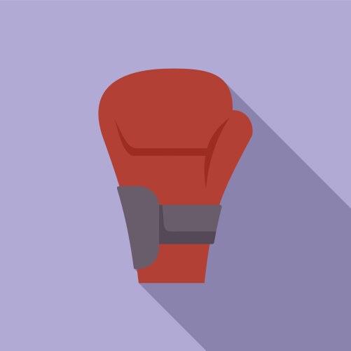 Boxing glove protecting hand during training Vector Image
