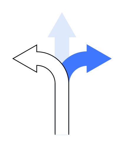 Left-pointing arrow with a simple black outline Vector Image