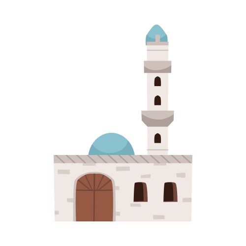 Traditional and authentic arabian mosque Vector Image