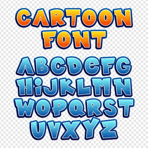 Cartoon Fonts Vector Images (over 100,000)