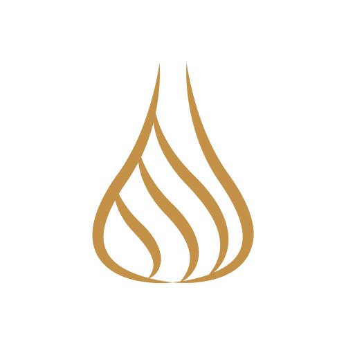 Essential oil drop logo Royalty Free Vector Image