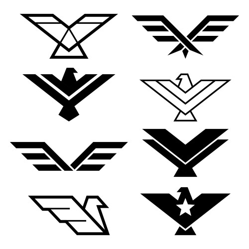Geometric Eagle Vector Images (over 2,200)