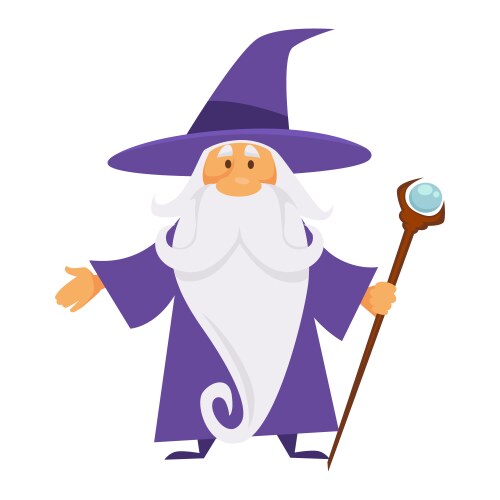 Wizard Royalty Free Vector Image - VectorStock