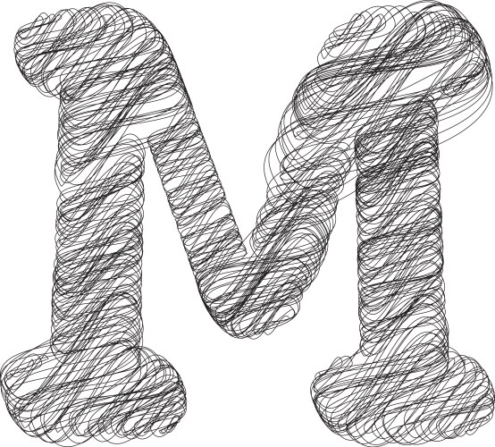 Letter M Script Font Vector Images (over 1,700)
