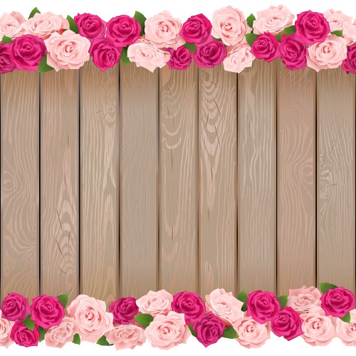 Wedding flower board Royalty Free Vector Image