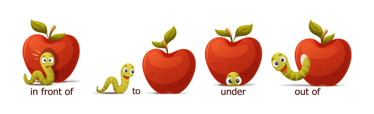 Prepositions Vector Images & Graphics for Commercial Use | VectorStock