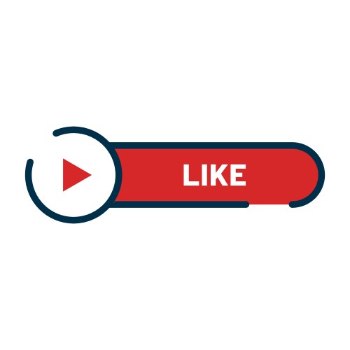 Hand grab subscribe button icon for online video s