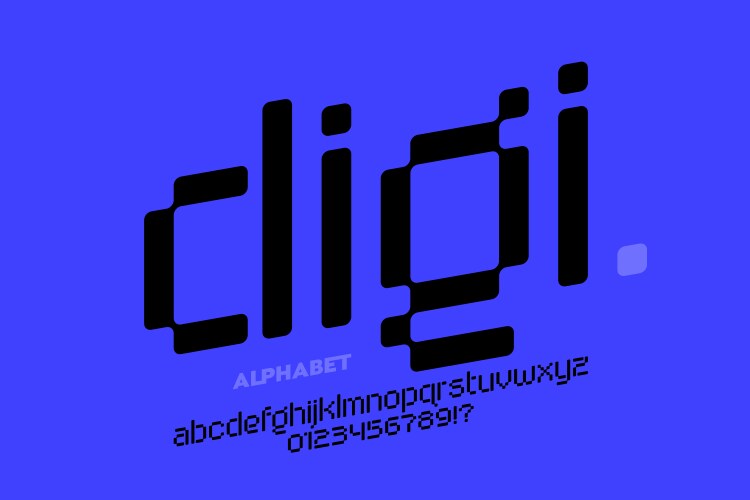Digital Font Vector Images (over 130,000)