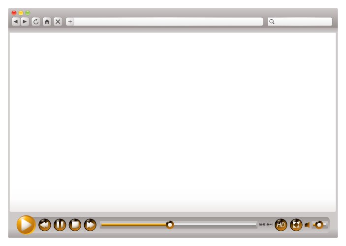 Internet browser window blank screen web page Vector Image Internet browser window blank screen web page Vector Image