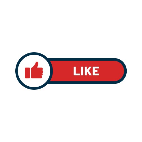 Youtube comment button Royalty Free Vector Image
