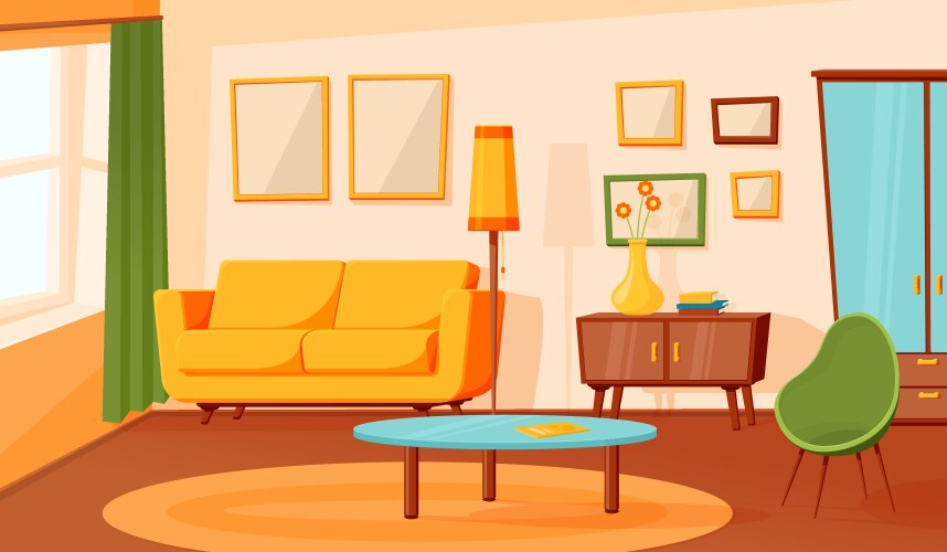Cartoon Background Scenes Interior