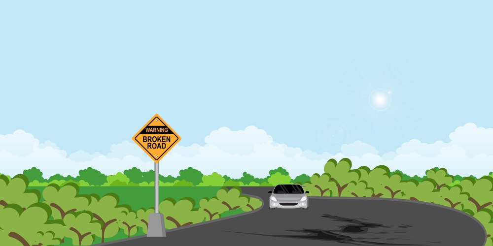 Broken Road Vector Images (over 7,400)