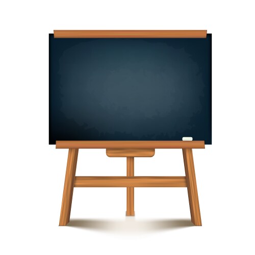 Blackboard with Stand – Royalty-Free Vector | VectorStock