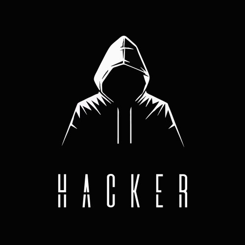 Hacker in hoodie Royalty Free Vector Image - VectorStock