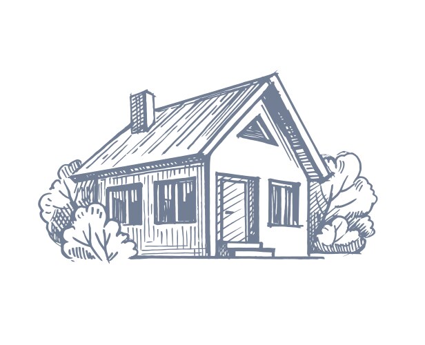 House Outline Sketch Vector Images (over 27,000)