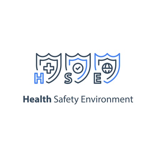 Health and safety signs Royalty Free Vector Image